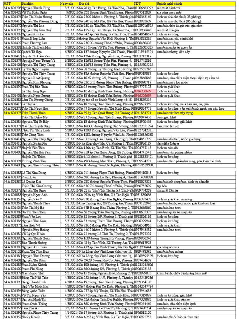 Ho Kinh Doanh TPVL Full | PDF
