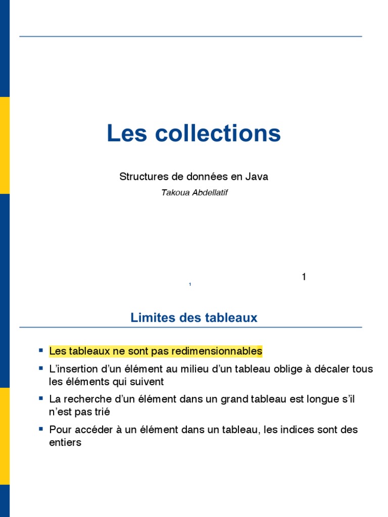 Collections Java : Guide Complet | PDF | Java (Langage de programmation) | Données informatiques
