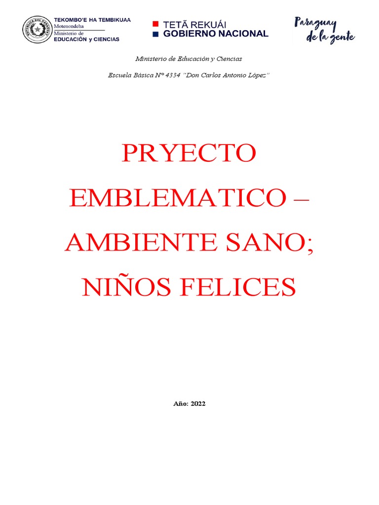 Proyecto Emblematico | PDF