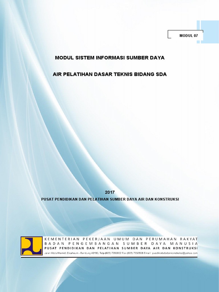 Modul Sistem Informasi SDA 2017 | PDF | Teknologi & Rekayasa