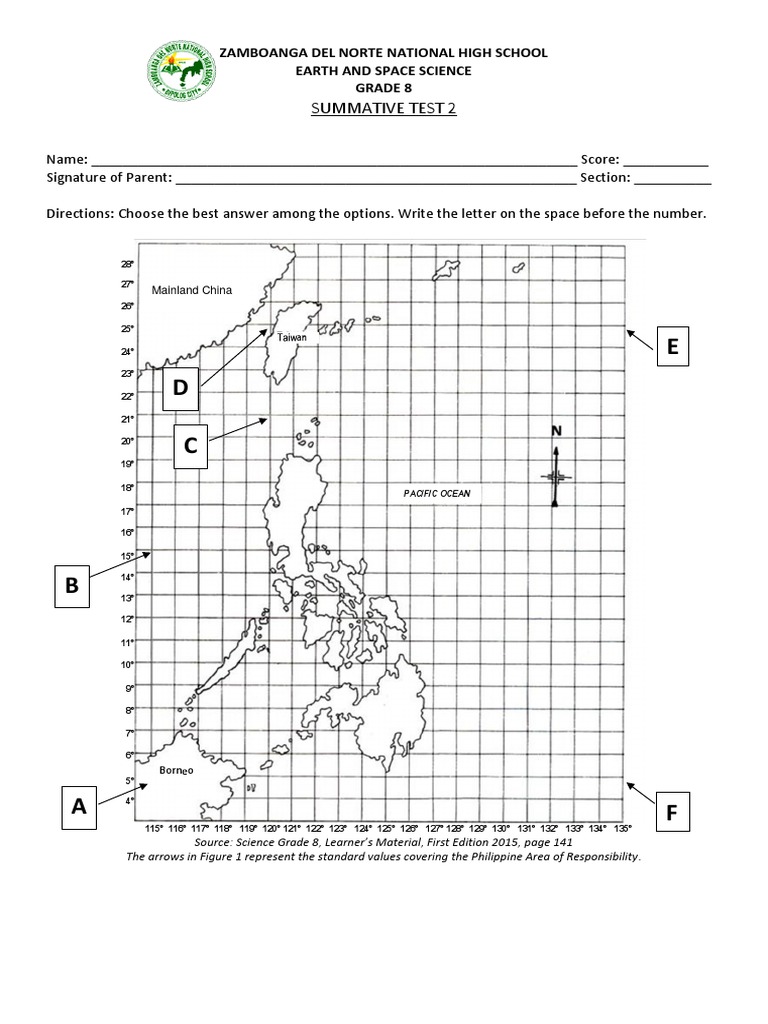 Grade 8 Earth Science Summative Test | PDF | Earth Phenomena | Earth ...