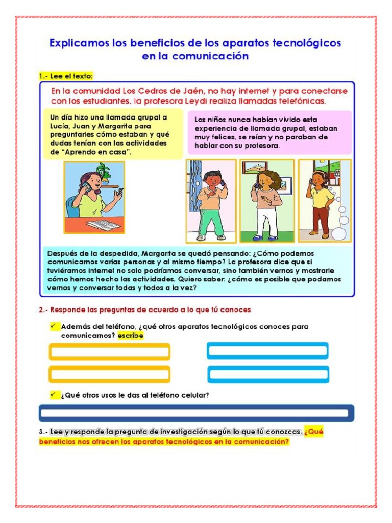 Beneficios de Los Aparatos Tecnológicos - Información | PDF