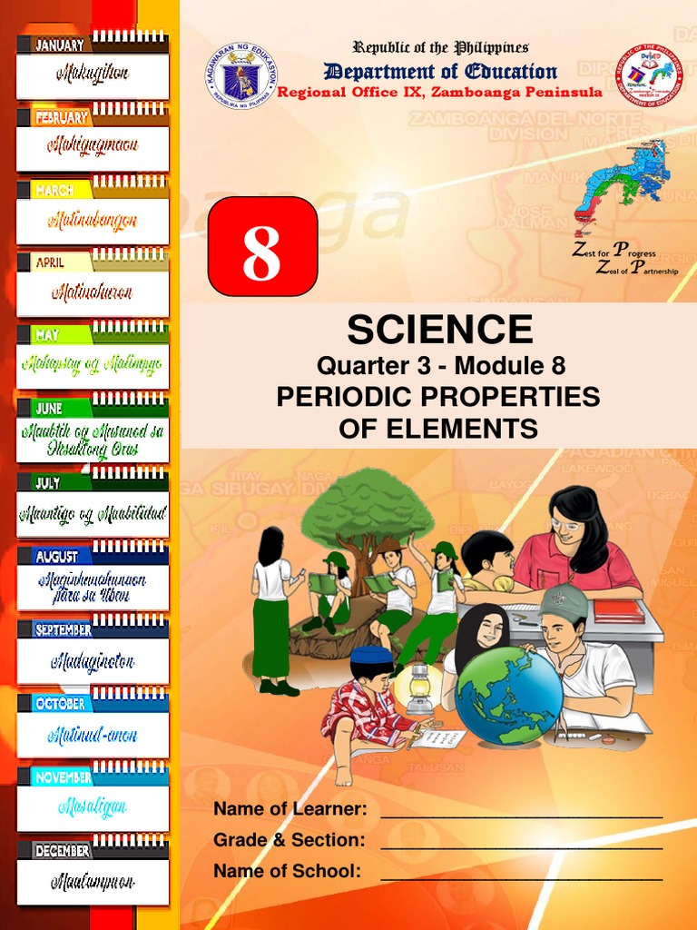Science 8 - Module 8 - Version 3 | PDF | Periodic Table | Atoms