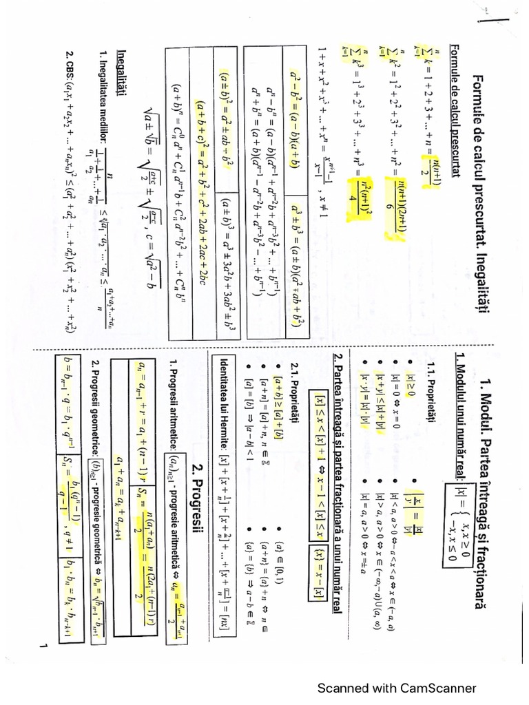 Materie Mate Bac | PDF