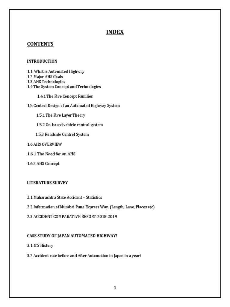 Automated Highway System Cpp Project Pdf Traffic Collision Automation