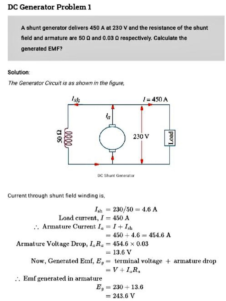 DC Generator | PDF | Electric Generator | Physical Quantities