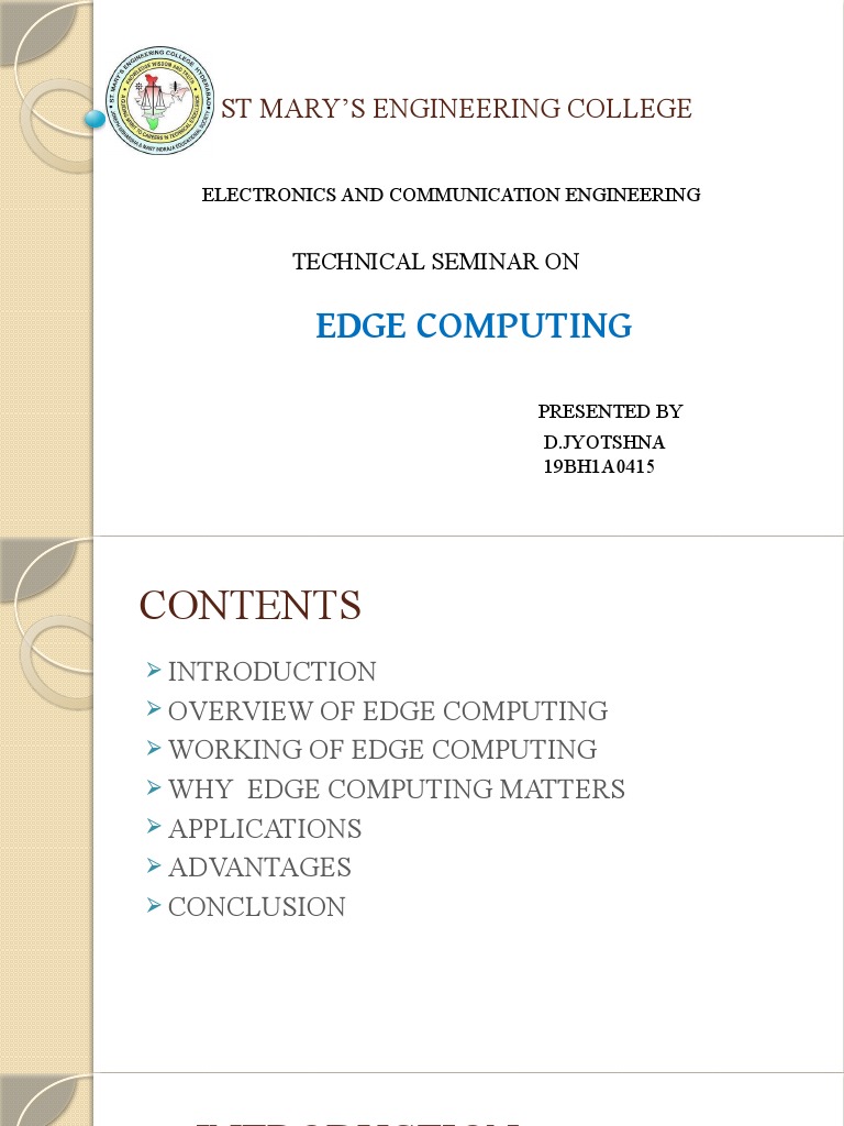 Edge Computing | PDF