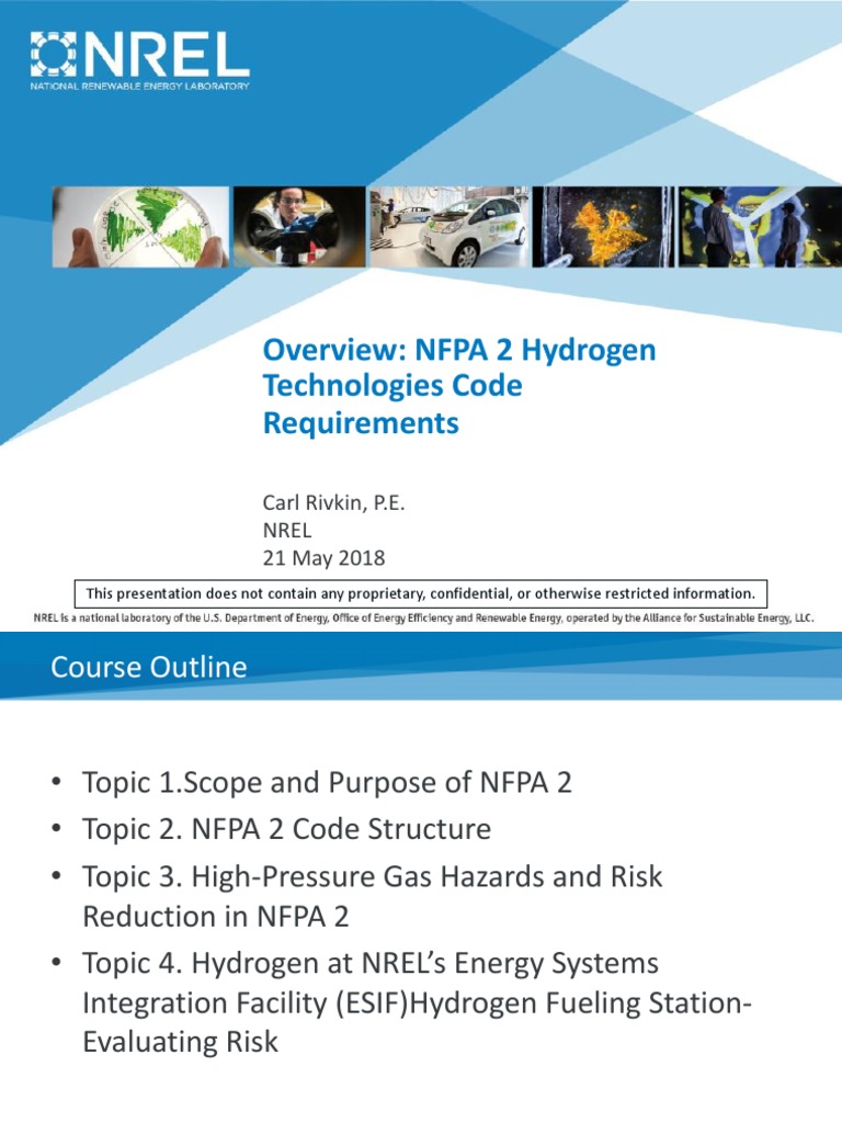 NFPA 2 Training May2018 - 1 - 0 | PDF | Liquid Hydrogen | Filling Station