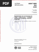 Abnt NBR Iso 4309 - 2022 | PDF | Mecânica | Engenharia Mecânica