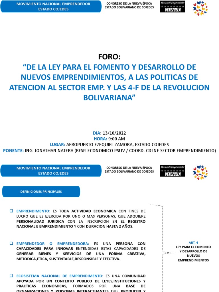 Ley Emp | PDF | Iniciativa empresarial | Pequeñas y medianas empresas