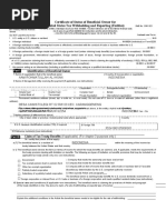 NR301 Tax Treaty Benefits Declaration | PDF