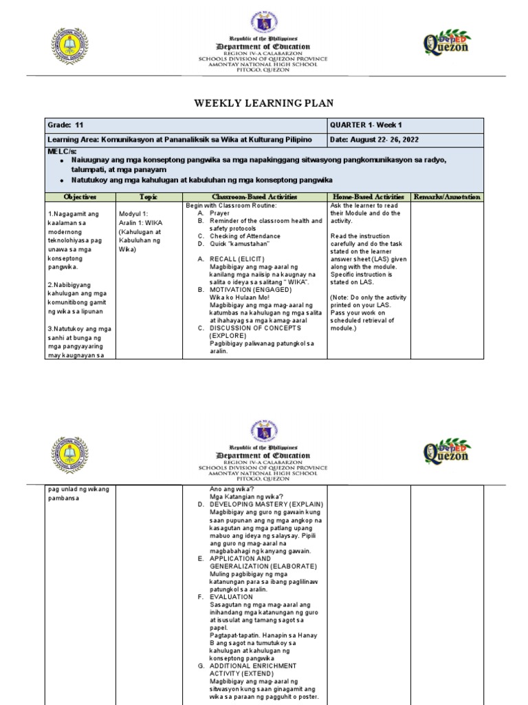 WLP Komunikasyon | PDF