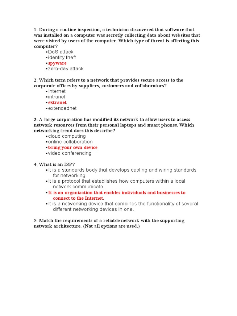 Modules 1 3 Basic Network Connectivity and Communications Exam Answers ... Modules 1 3 Basic Network Connectivity and Communications Exam Answers ...