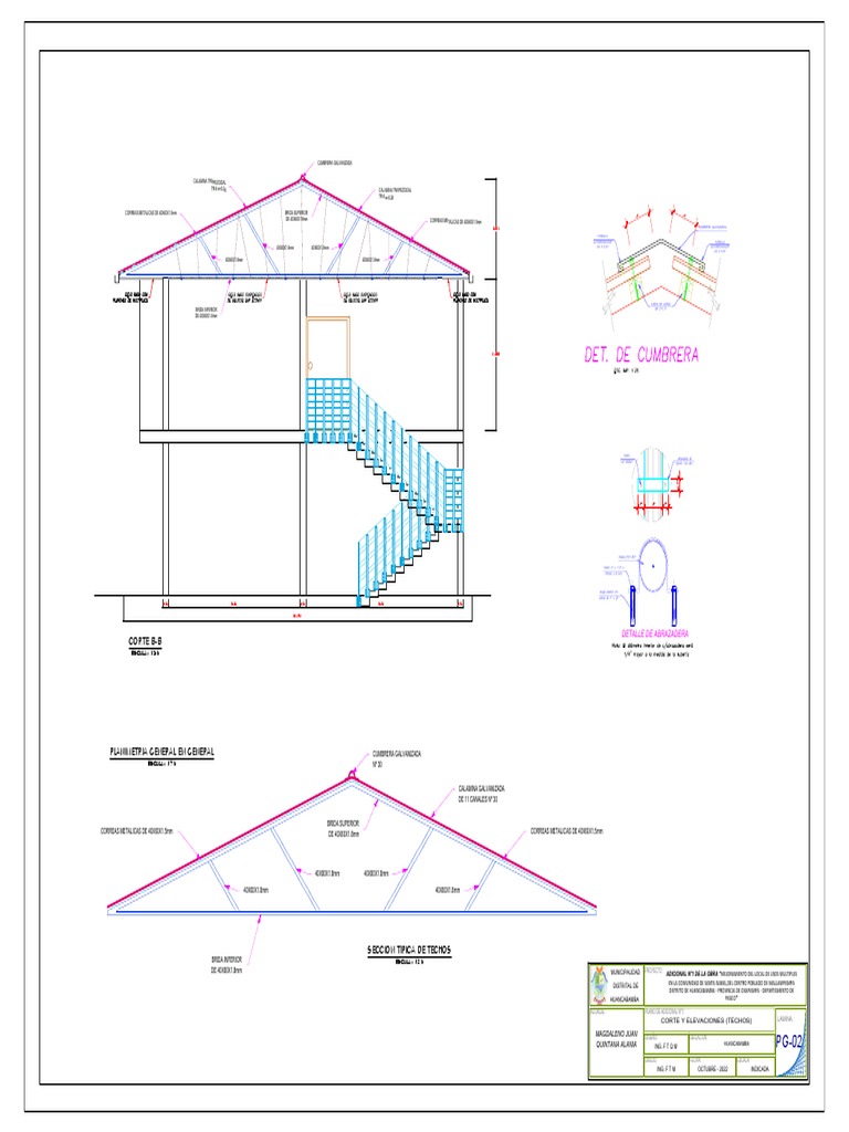 PLANO DE TECHO DE SAN - ISA-Layout1.pdfIUH | PDF | Materiales de construcción | Plomería