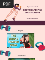 Grade 1 PE Lesson: Body Awareness | PDF | Senses | Lesson Plan