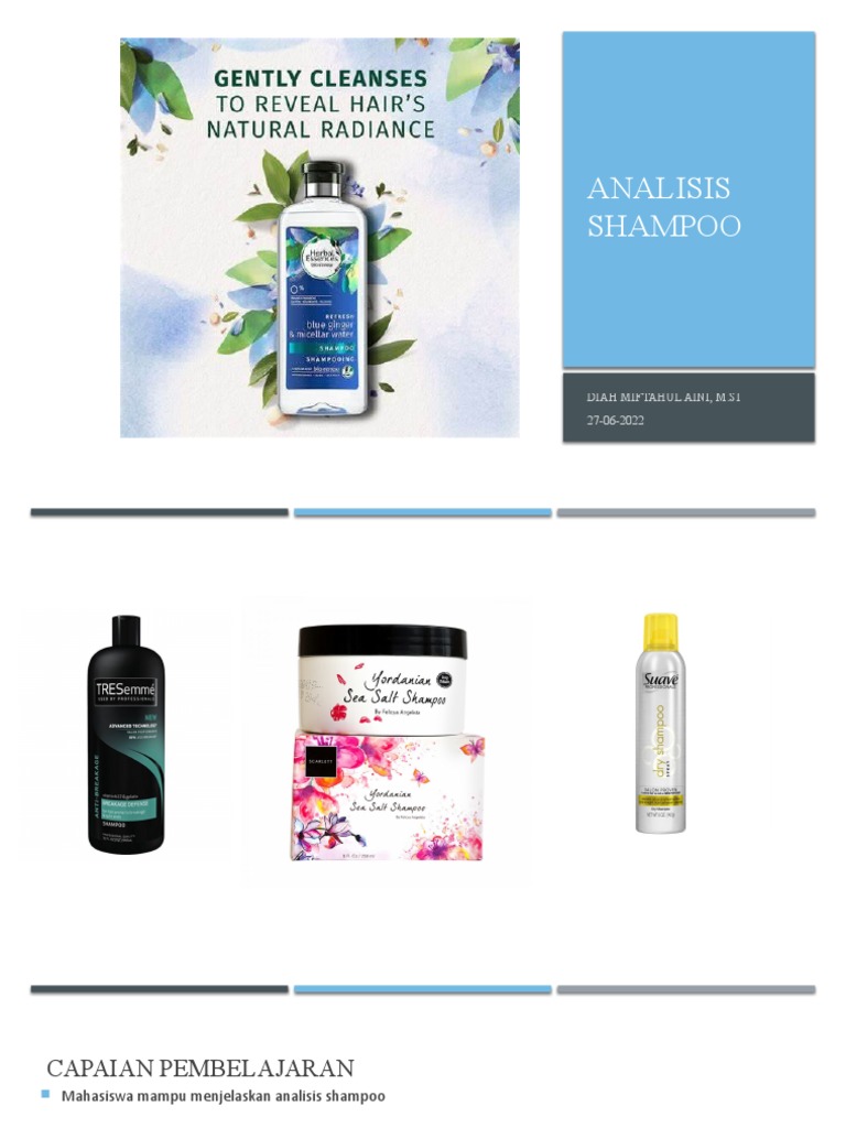 Analisis Shampoo | PDF | Shampoo | Chemistry