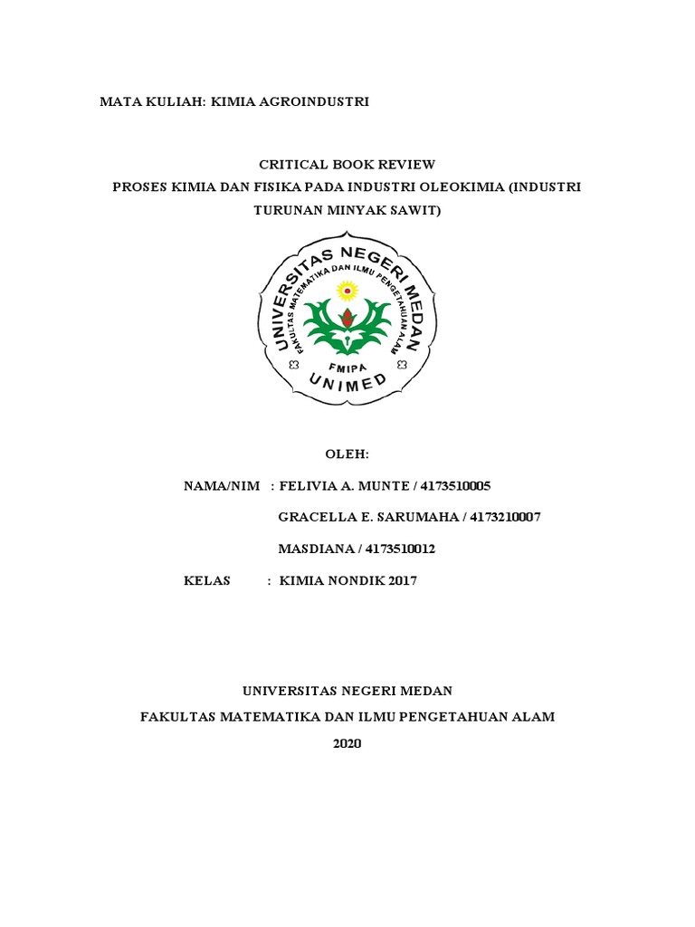 Proses Oleokimia dari Minyak Sawit | PDF