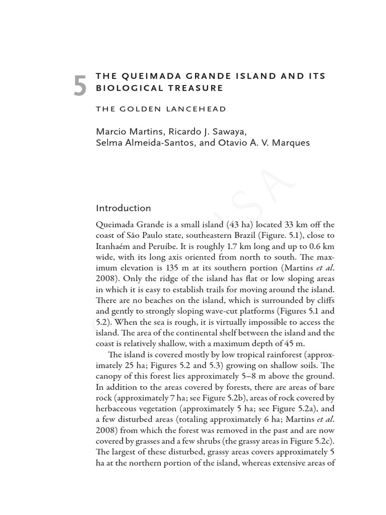 Chapter 5 - Martins, Sawaya, Almeida-Santos, and Marques | PDF | Travel ...