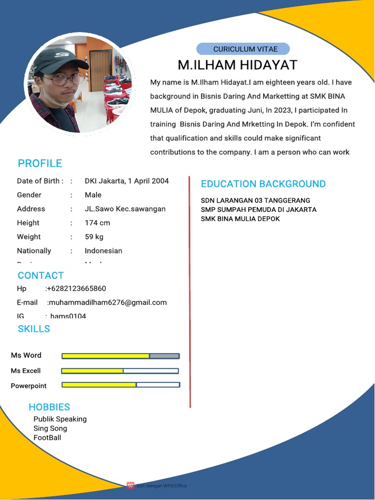 Ilham CV | PDF