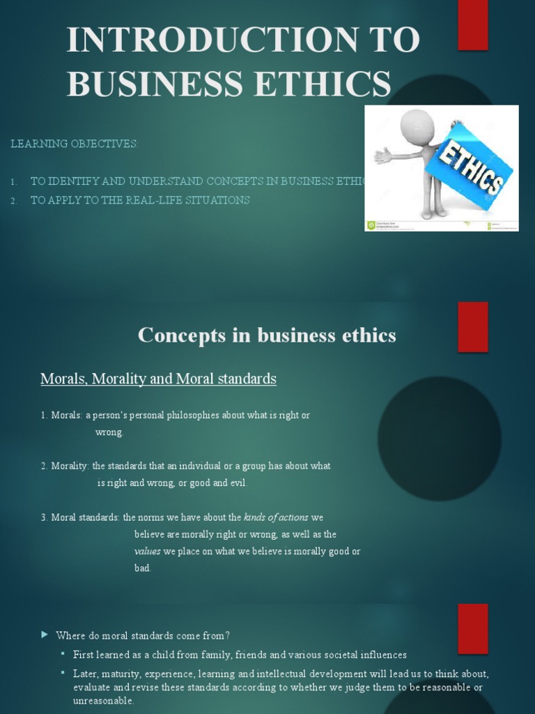 Topic 1 - Introduction To Business Ethics (Week 1) | PDF | Corporate ...