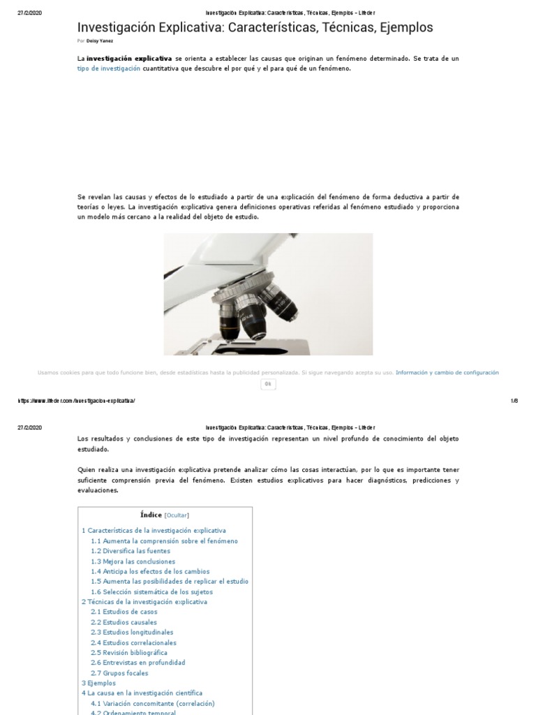 Investigación Explicativa - Características, Técnicas, Ejemplos ...
