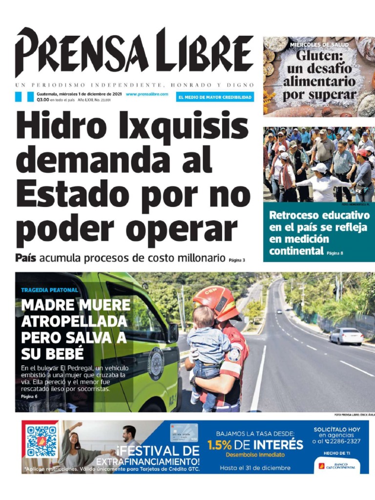 01 12 21 Prensa Libre | PDF