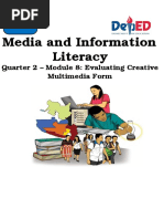 Evaluating Creative Multimedia Form | PDF | Learning | Multimedia