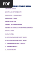 Class 10 Physics Notes Chapter 1 | PDF