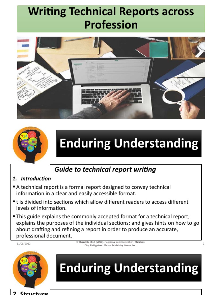 4 Writing Technical Reports Across Profession | PDF | Proofreading ...