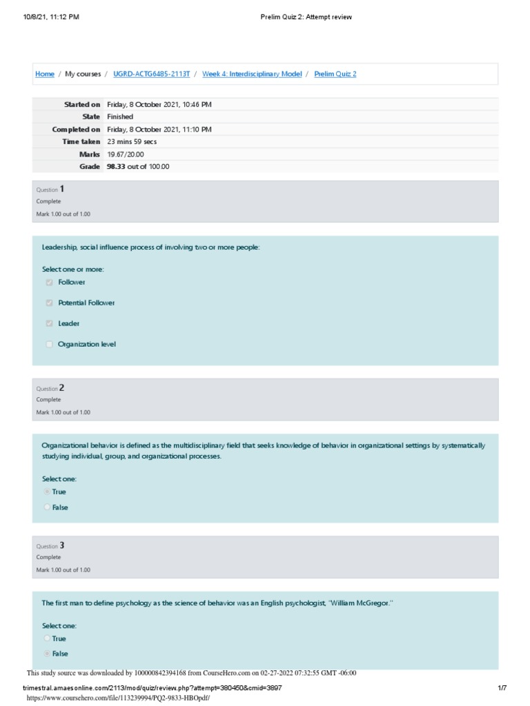 PQ2 98.33 Hbo PDF | Download Free PDF | Leadership | Communication