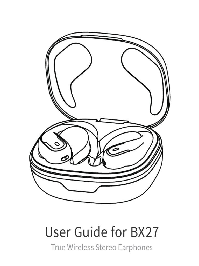 Ltinist BX27 Wireless Stereo Earphones Users Guide en | PDF ...
