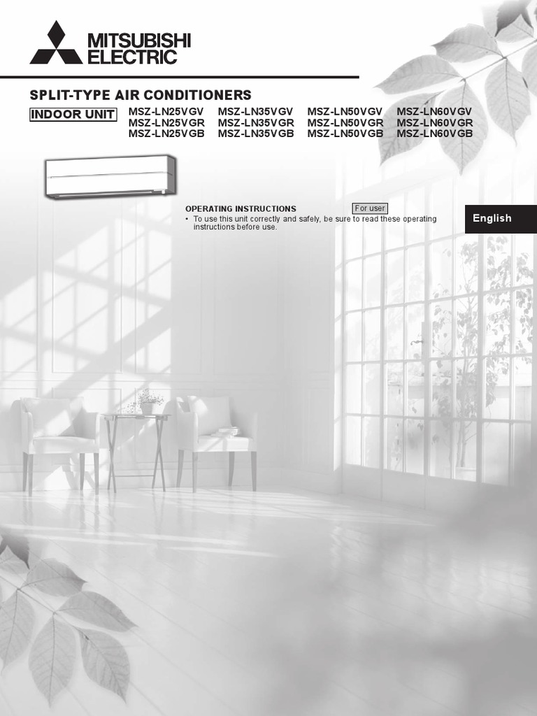 Split-Type Air Conditioners: Indoor Unit | PDF | Air Conditioning | Ac ...