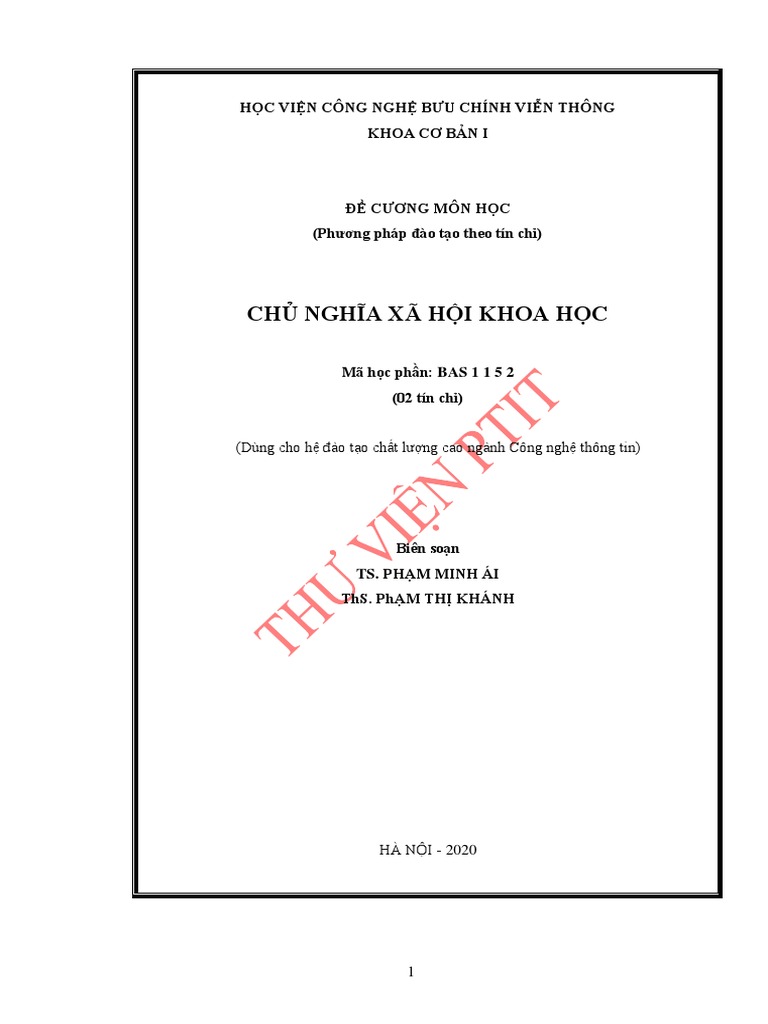 De Cuong CNXH - He CLC | PDF