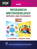 Research Methodology - Methods & Techniques | PDF | Statistical ...