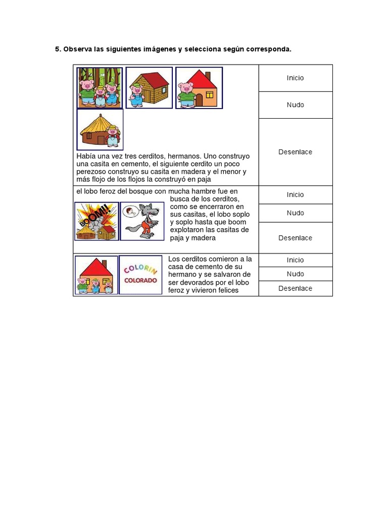 Los Cerditos Pollito Pdf