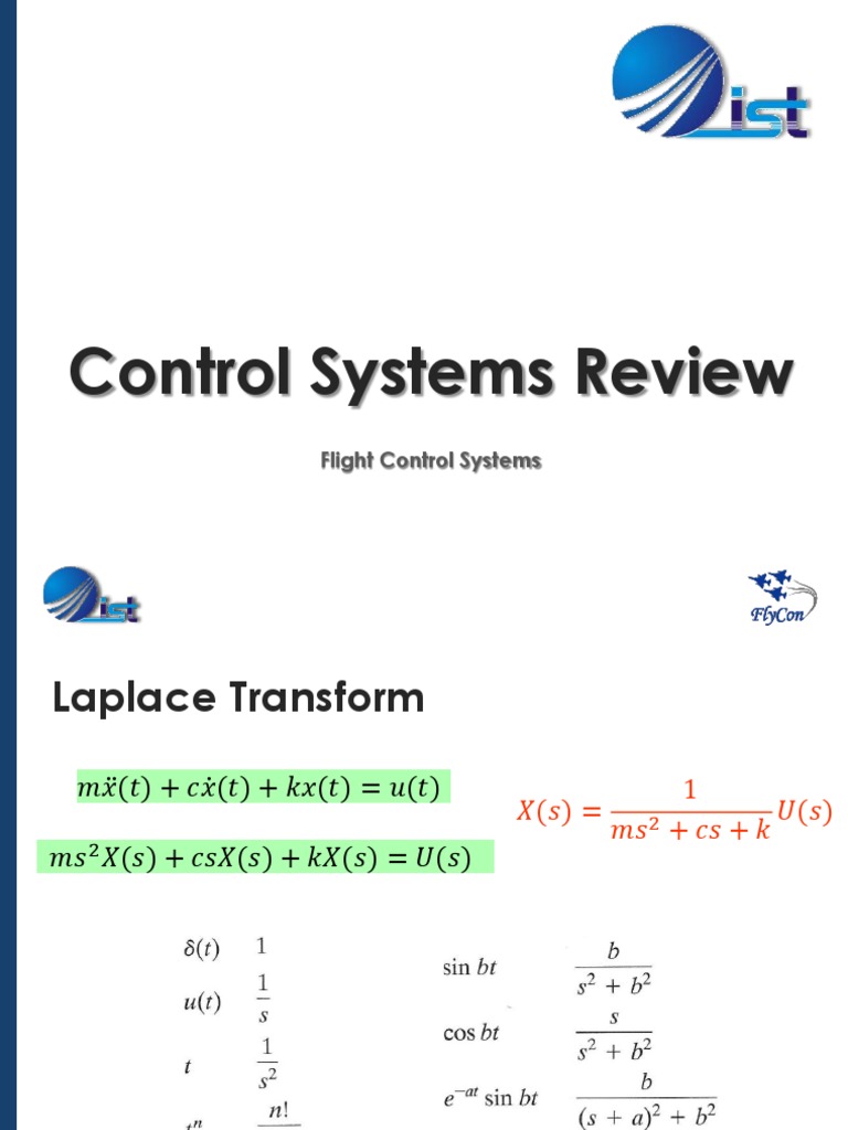 Lesson 2 - Control Systems Review | PDF | Low Pass Filter | Electronic Filter