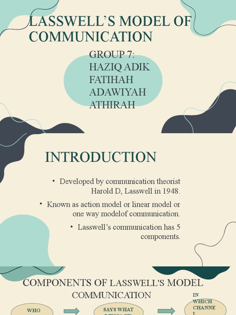 Lasswell's Model of Communication 7 | PDF | Social Science