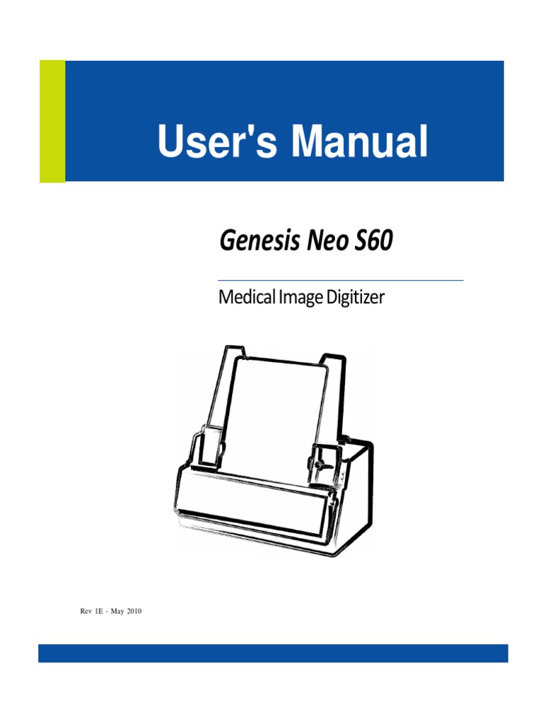 Neo S60 Manual | PDF | Installation (Computer Programs) | Image Scanner