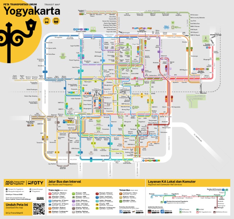 Transit Map Yogyakarta | PDF