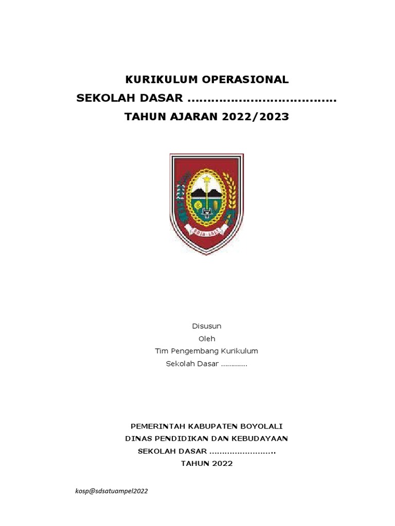 Contoh KOSP - 5 | PDF