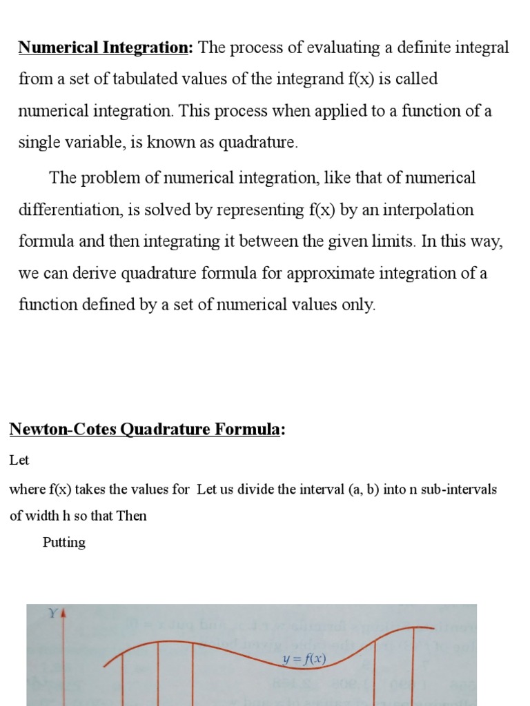 Numerical Integration Methods | PDF | Integral | Mathematical Analysis Numerical Integration Methods | PDF | Integral | Mathematical Analysis