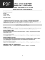 Data Material-Safety-Data-Sheet-Lithium-ion-batteries-EN | PDF | Dangerous Goods | Lithium Ion ...