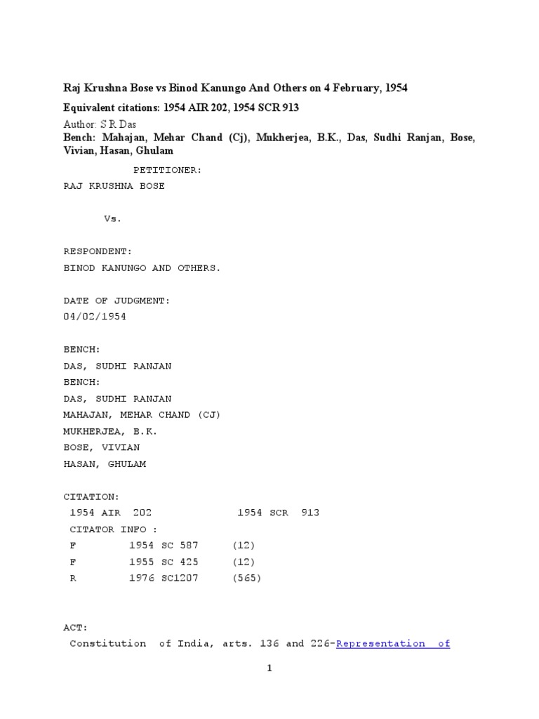 Raj Krishna V Binod | PDF | Appeal | Tribunal