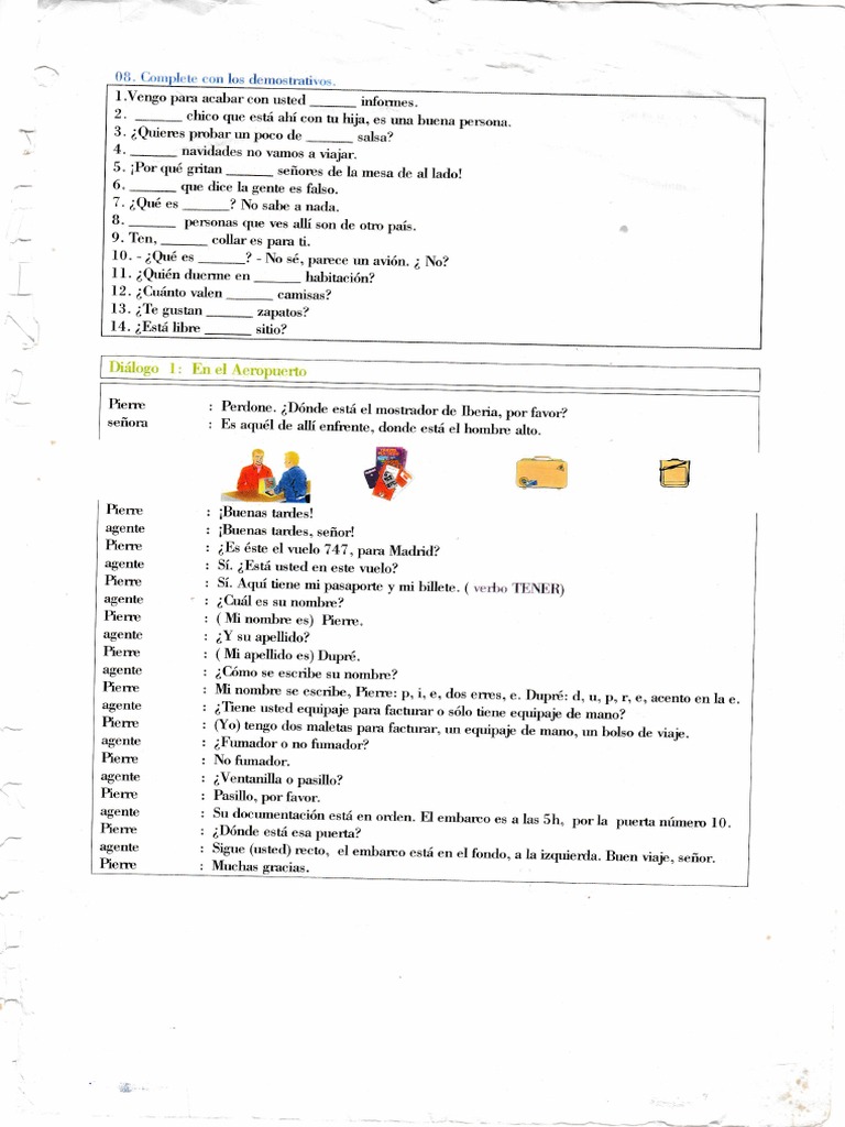 Dialogo en El Aeropuerto A1 | PDF