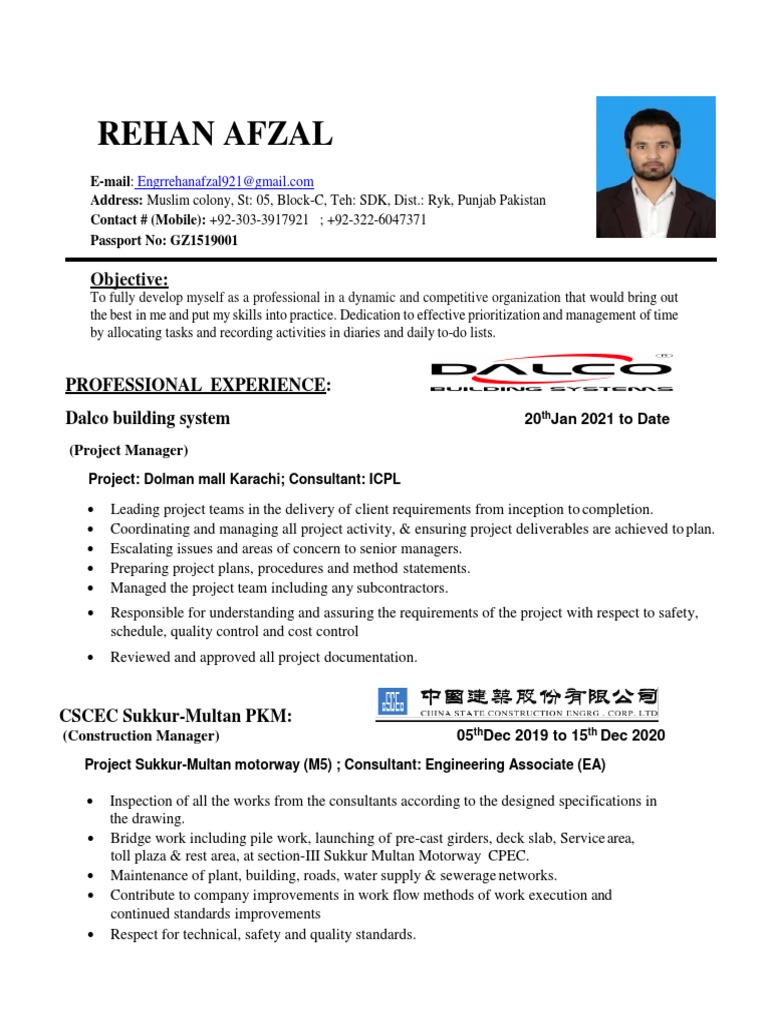 Rehan Afzal O Pdf Building Engineering Structural Engineering