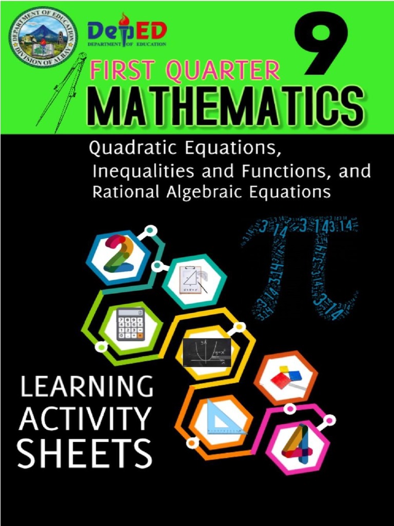 Math g9 q1 Las Book 1 | Download Free PDF | Factorization | Equations