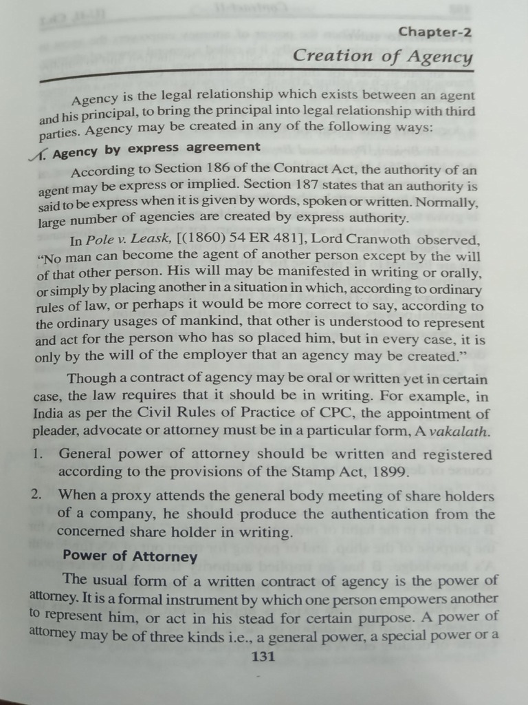 3.3creation of Agency | PDF