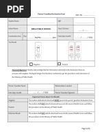 NAPLAN Withdrawal Form 2025 | PDF