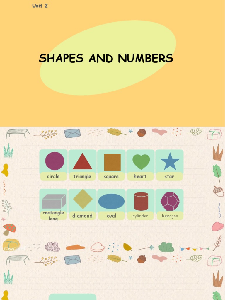 Unit 2: Shapes and Numbers | PDF