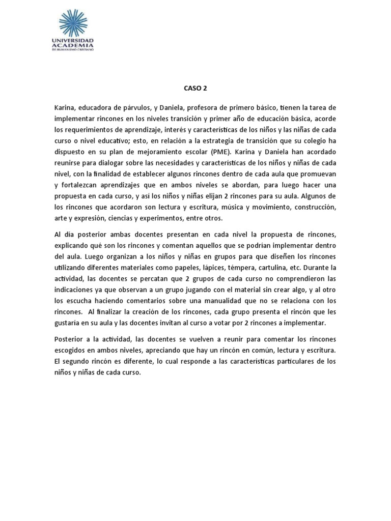 Casos | Download Free PDF | Método de enseñanza | Salón de clases